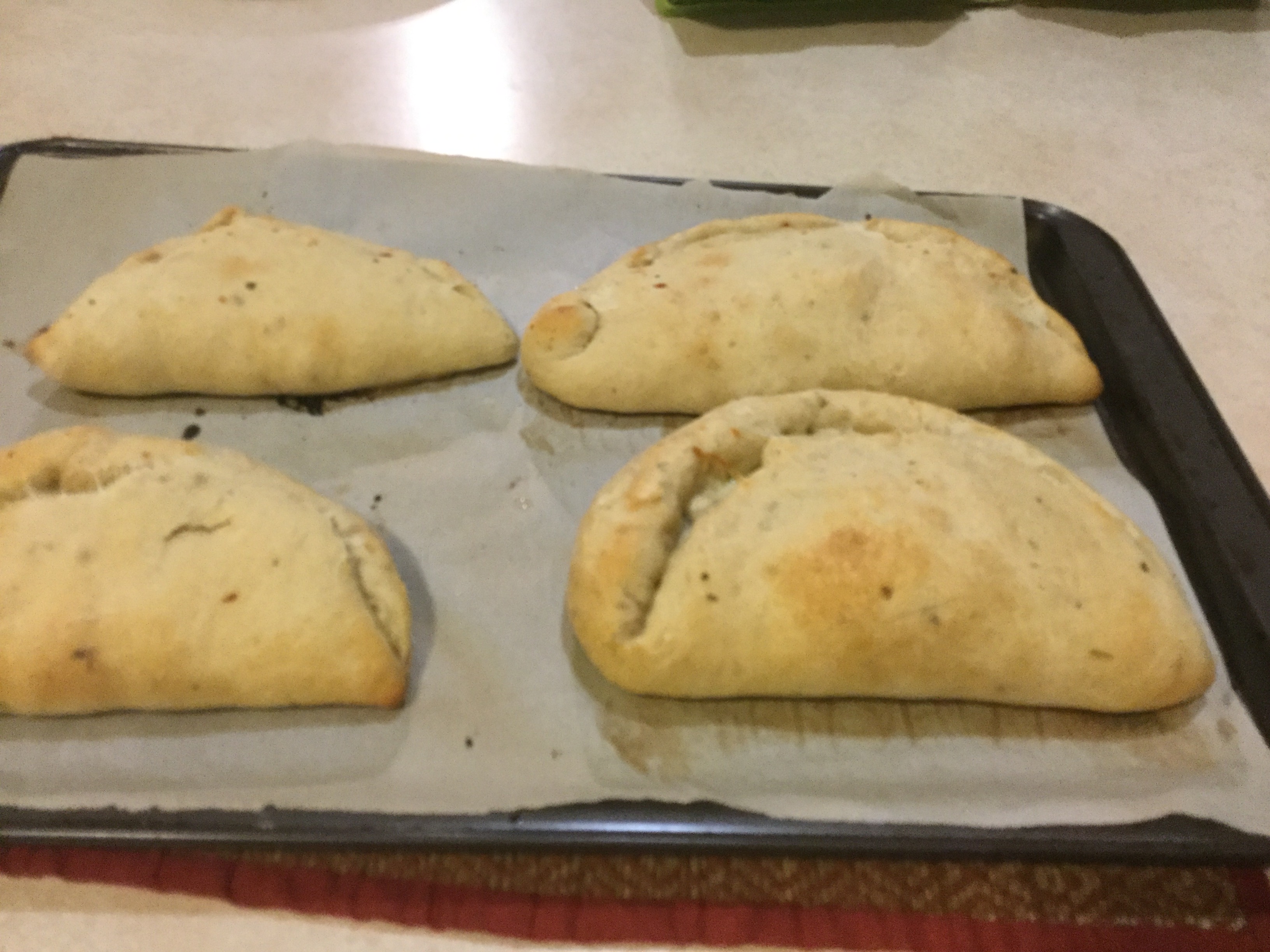 Homemade Vegetarian Italian Calzones Recipe - CurryandVanilla
