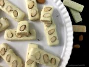 Homemade Almond Kit Kat Bars with White Chocolate - CurryandVanilla