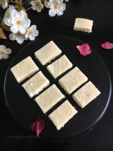 COCONUT BURFI (Indian Coconut Fudge) - CurryandVanilla